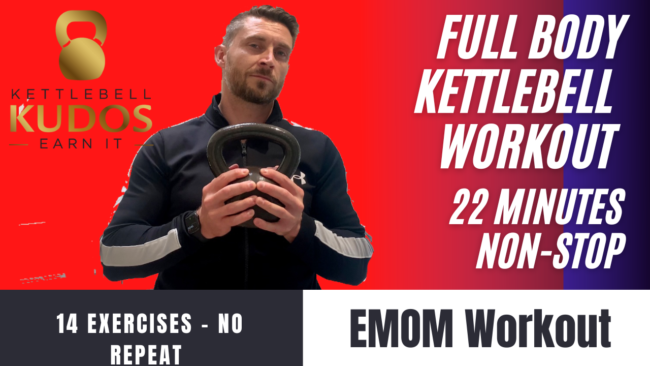 Full Body Kettlebell Workout - 22 Mins | No16 | EMOM Workout | No Repeat